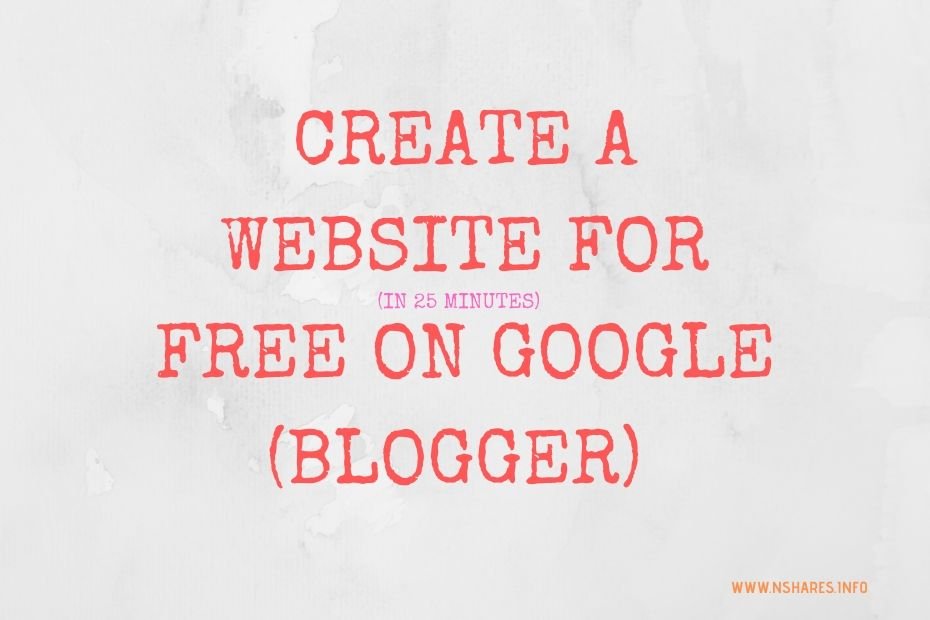 How To Create A Website For Free On Google 25 Min 